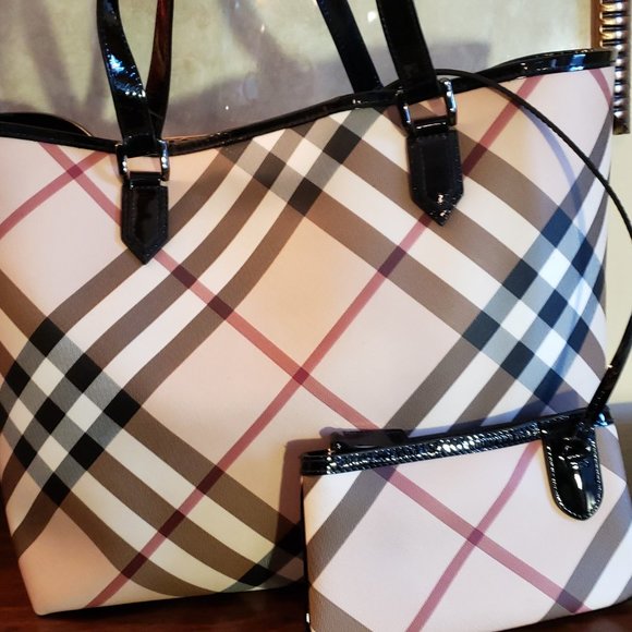Burberry | Bags | Burberry Large Classic Nova Check Print Tote ...